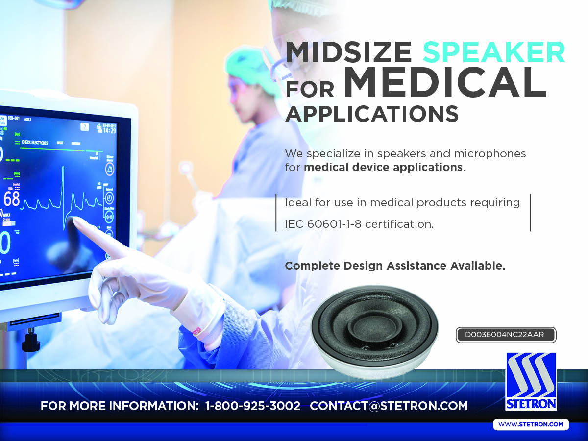 Speakers for Medical Applications - Stetron
